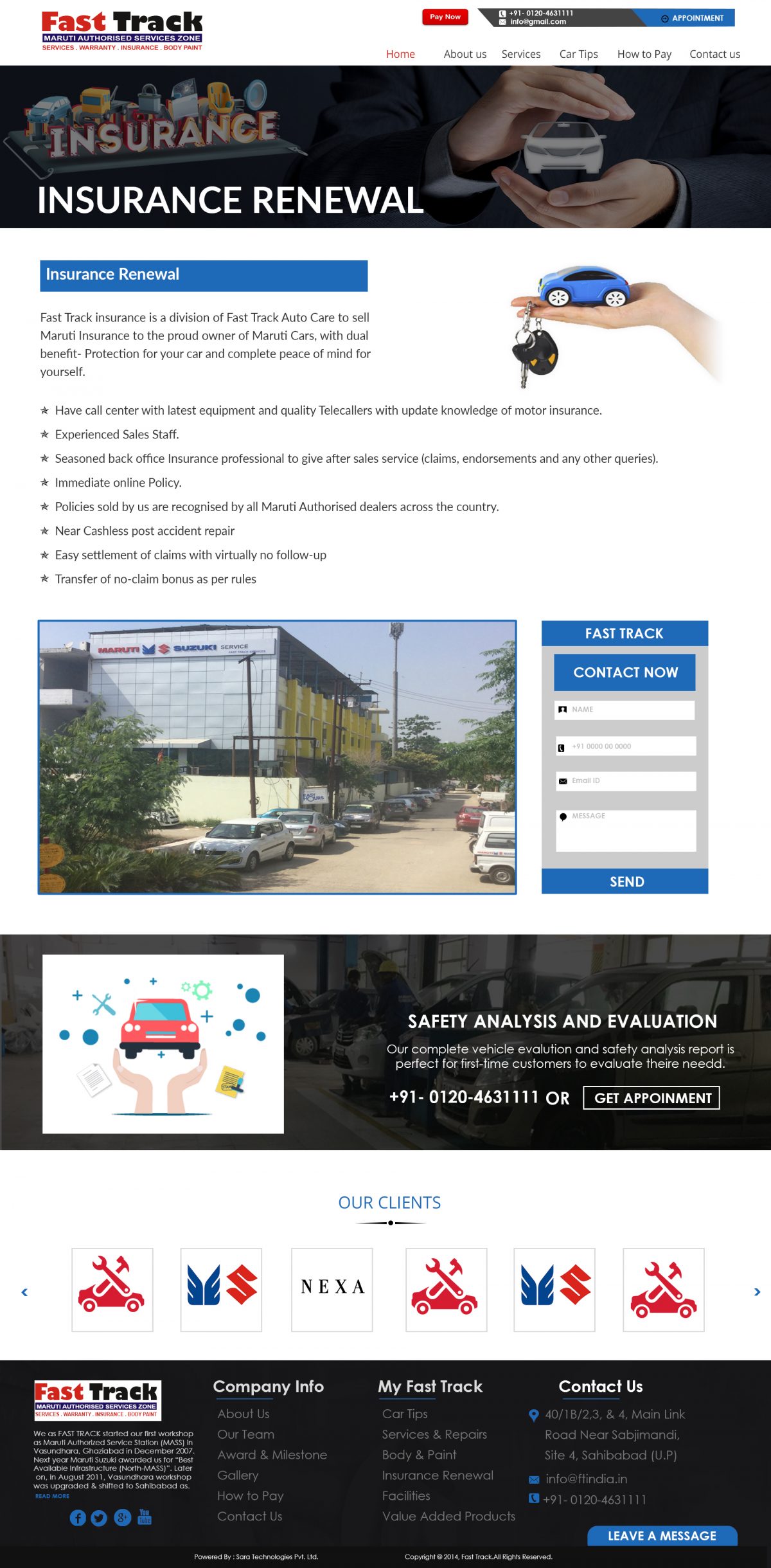 Insurance Renewal | Fast Track Sahibabad